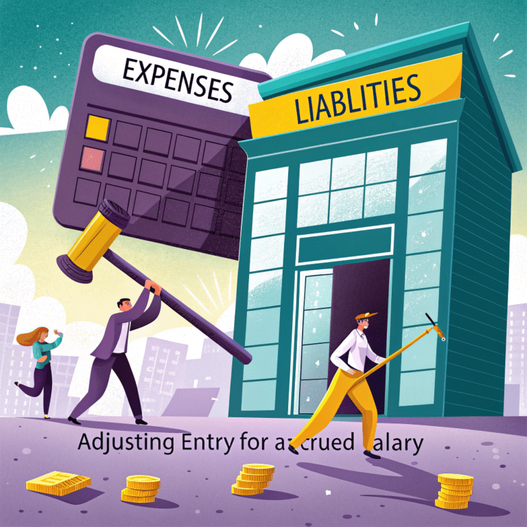 Adjusting Entry for Accrued Salaries - Sheet Happens